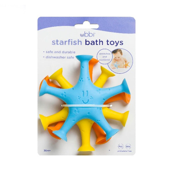 Starfish Bath Toys | Silicone Suction Bath Toys | Jillian's Drawers