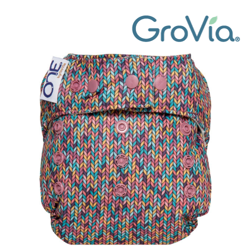 GroVia O.N.E. Diaper - Super Absorbent All-in-One Cloth Diaper ...