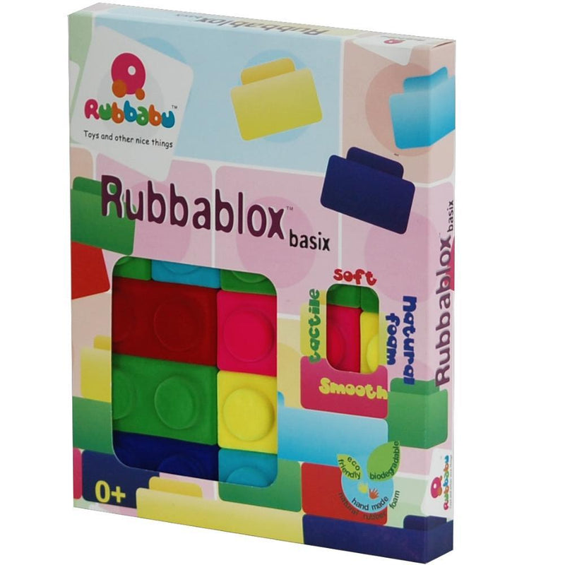 RubbaBlox Basix - Natural Rubber Building Blocks - Jillian's Drawers