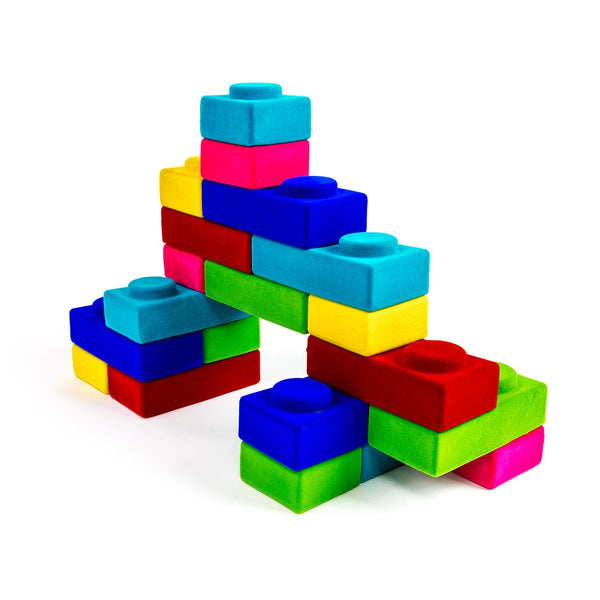RubbaBlox Basix - Natural Rubber Building Blocks - Jillian's Drawers